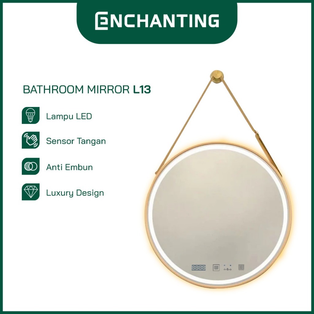 Jual Cermin Bulat LED Digital Kaca Wastafel Europe Enchanting L13 / L14 ...
