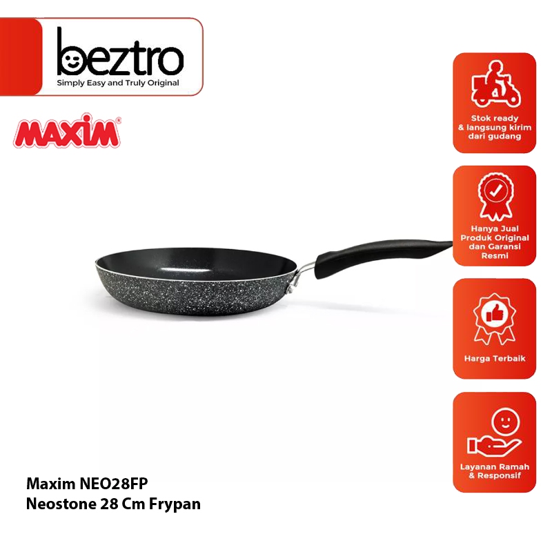 Jual Maxim Frying Pan Neo Stone 28 Cm NEO28FP – Neostone 28 Cm Fry pan ...