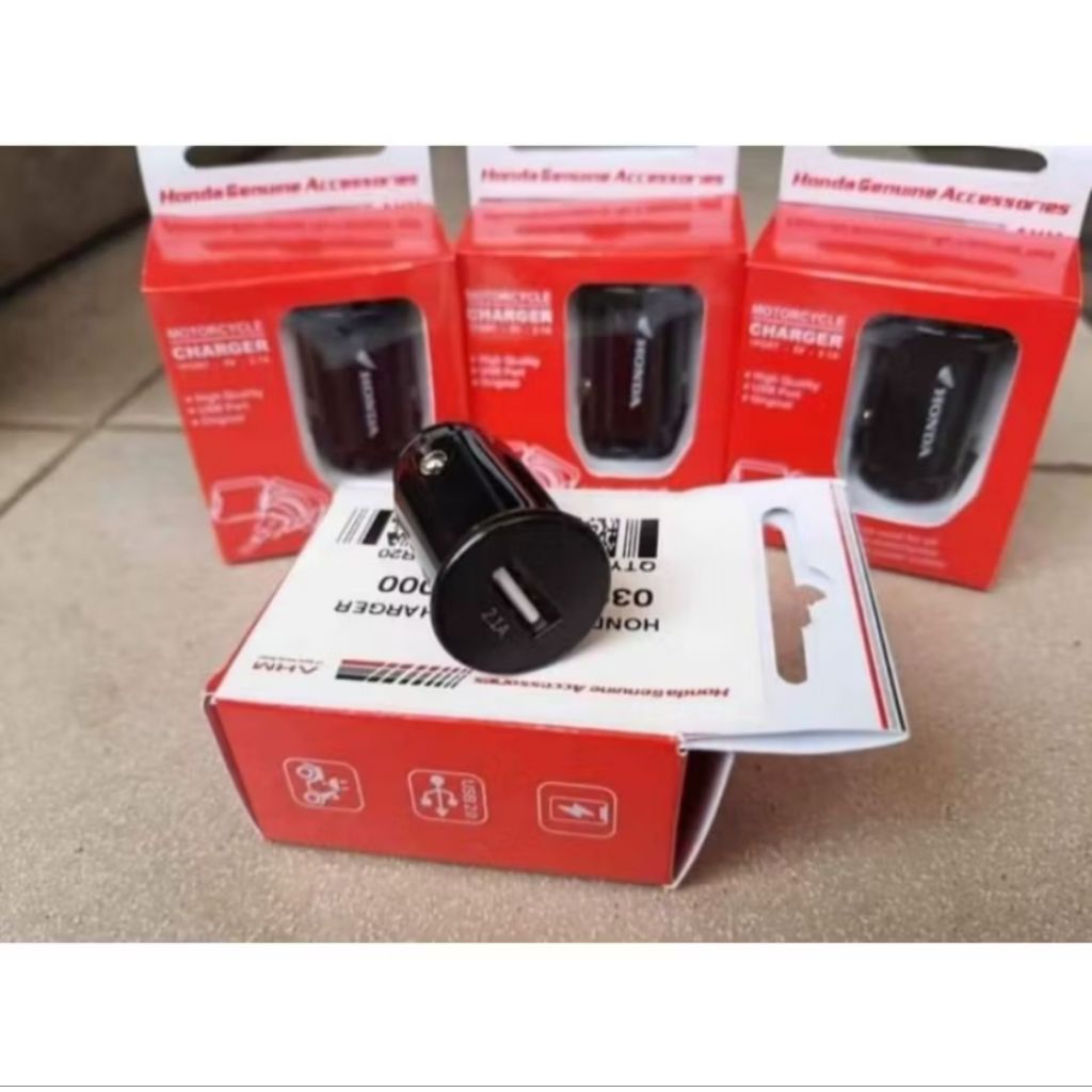 Jual USB charger motor original Honda AHM PNP beat Deluxe genio Scoopy ...
