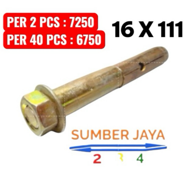 Jual DYNABOLT 16 x 111 DINABOLT DYNABOL 16 x 111 DINABOL | Shopee Indonesia