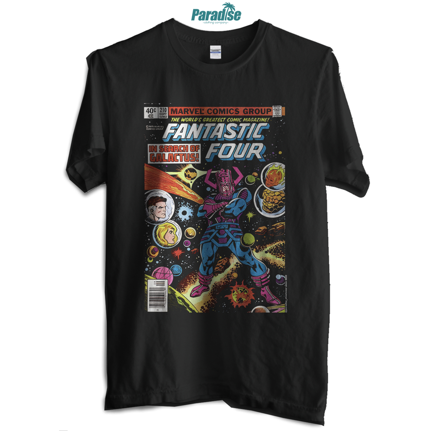 Jual PARADISE Baju Kaos Superhero Marvel - Fantastic Four Comic ...