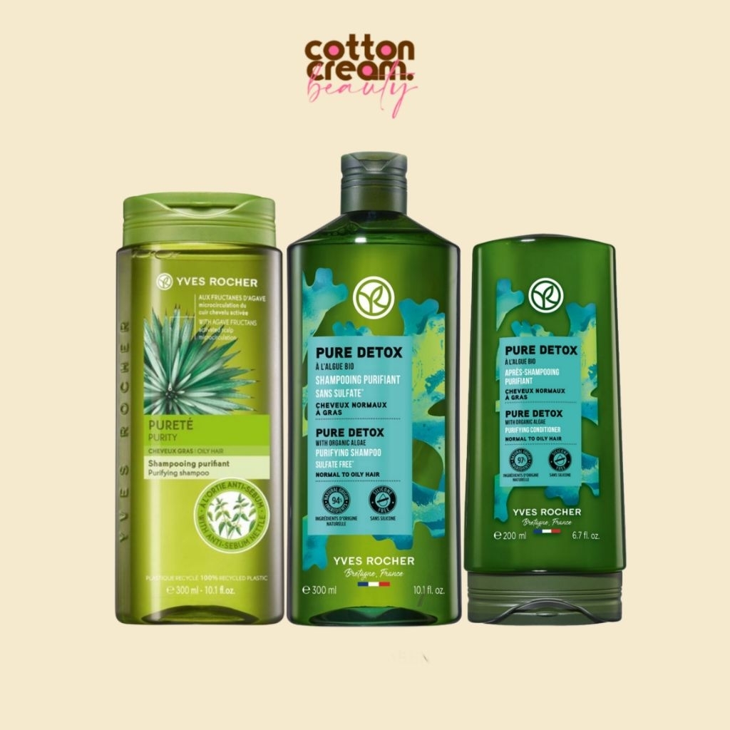 Jual Yves Rocher Purity / Refresh Pure Detox Purifying Shampoo ...