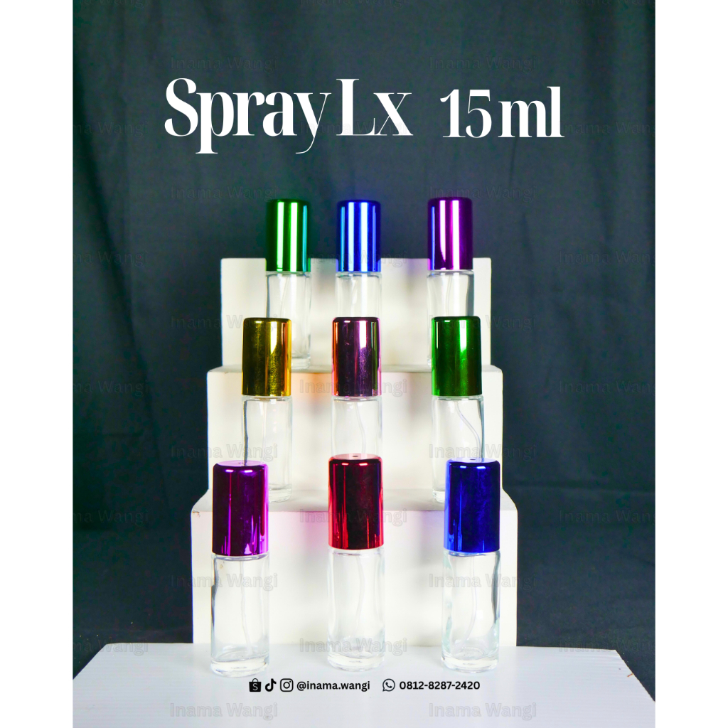 Jual Botol Parfum Spray Lx 15 ml - 1 lusin / 12 pcs | Shopee Indonesia