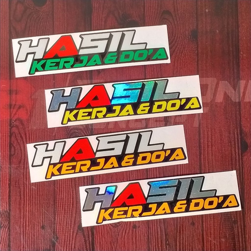 Jual Sticker Hasil Kerja & Doa | Shopee Indonesia