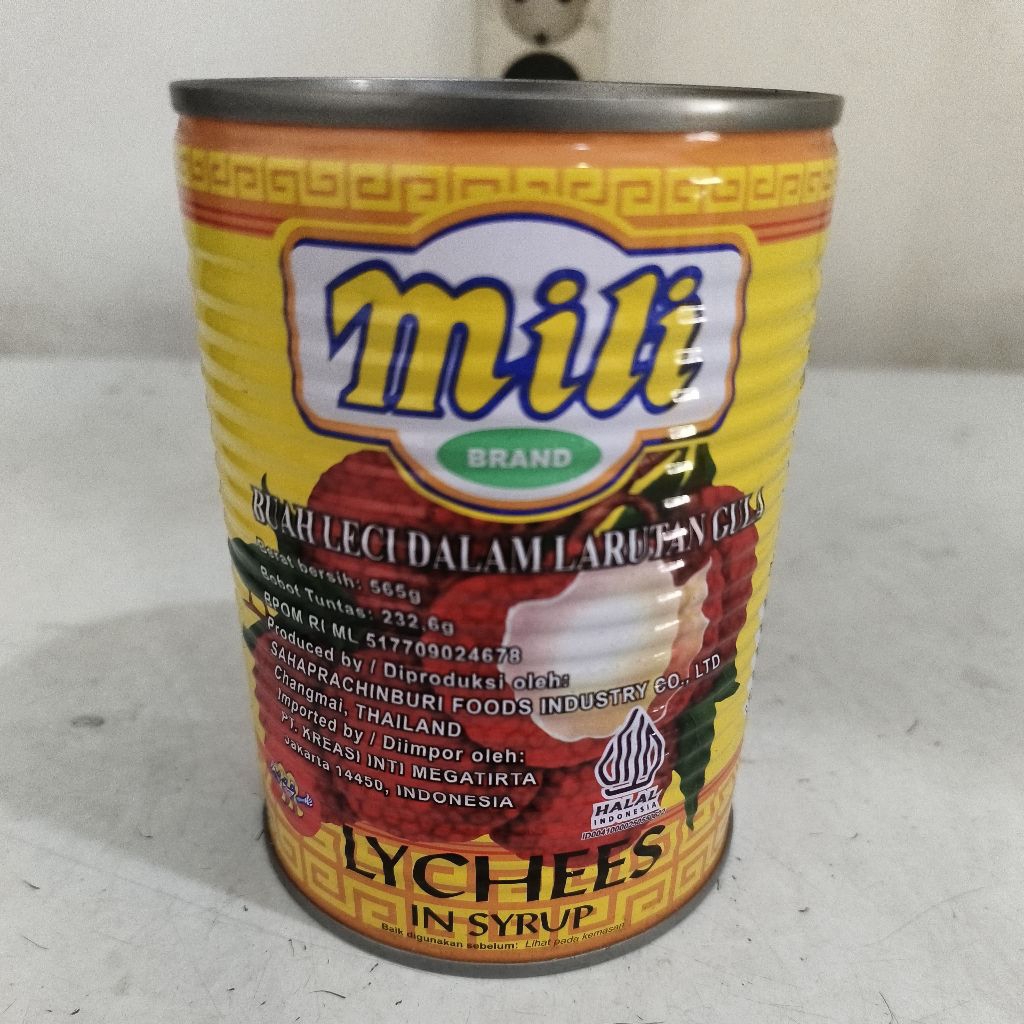 Jual Buah Leci Kaleng / Lychee In Syrup Mili 565gr | Shopee Indonesia