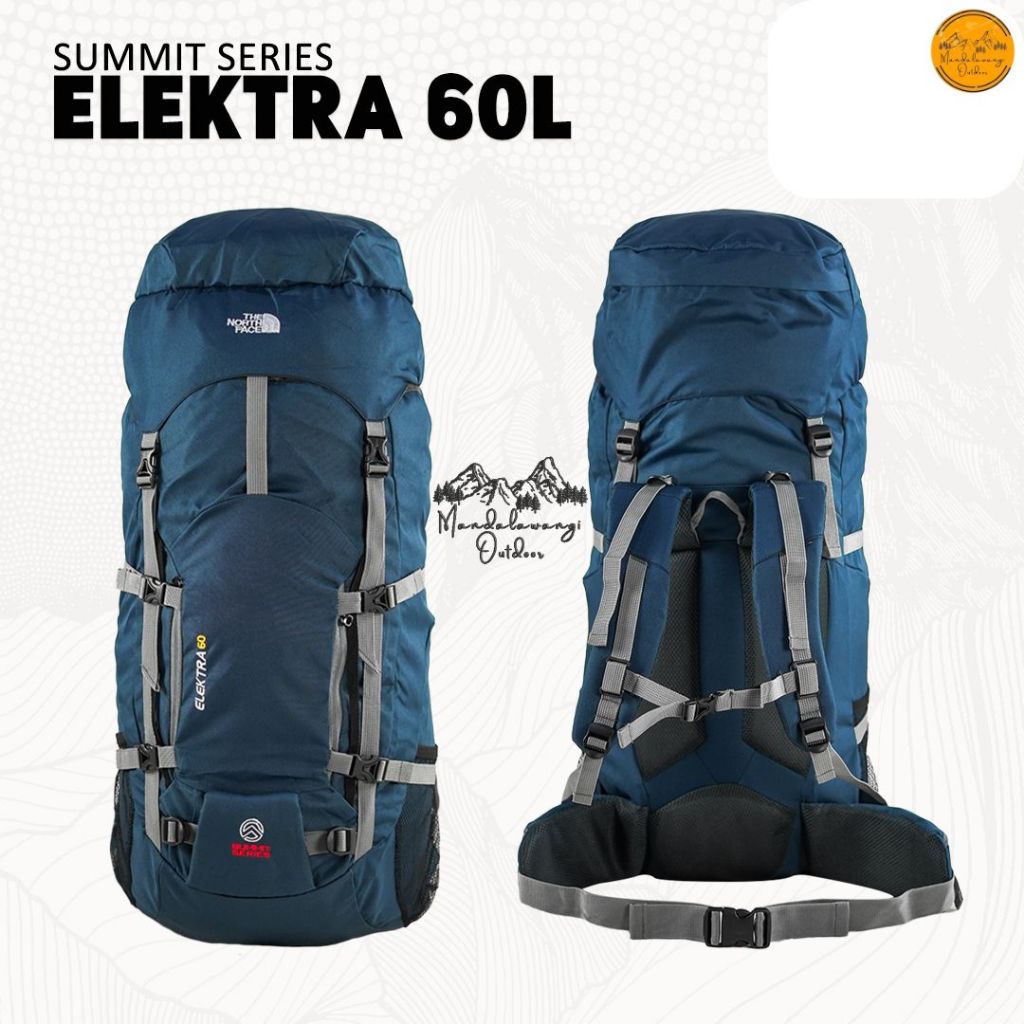 Jual TAS RANSEL CARRIER GUNUNG ELECTRA 60 LITER DAN 45 LITER INCLUDE RAINCOVER TAS CARRIER ...