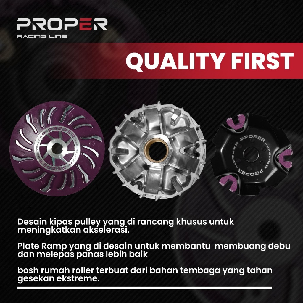 Jual ROPER RACING LINE MAGIC PULLEY SET K97 VARIO BIG PULLY PCX 150 ADV ...