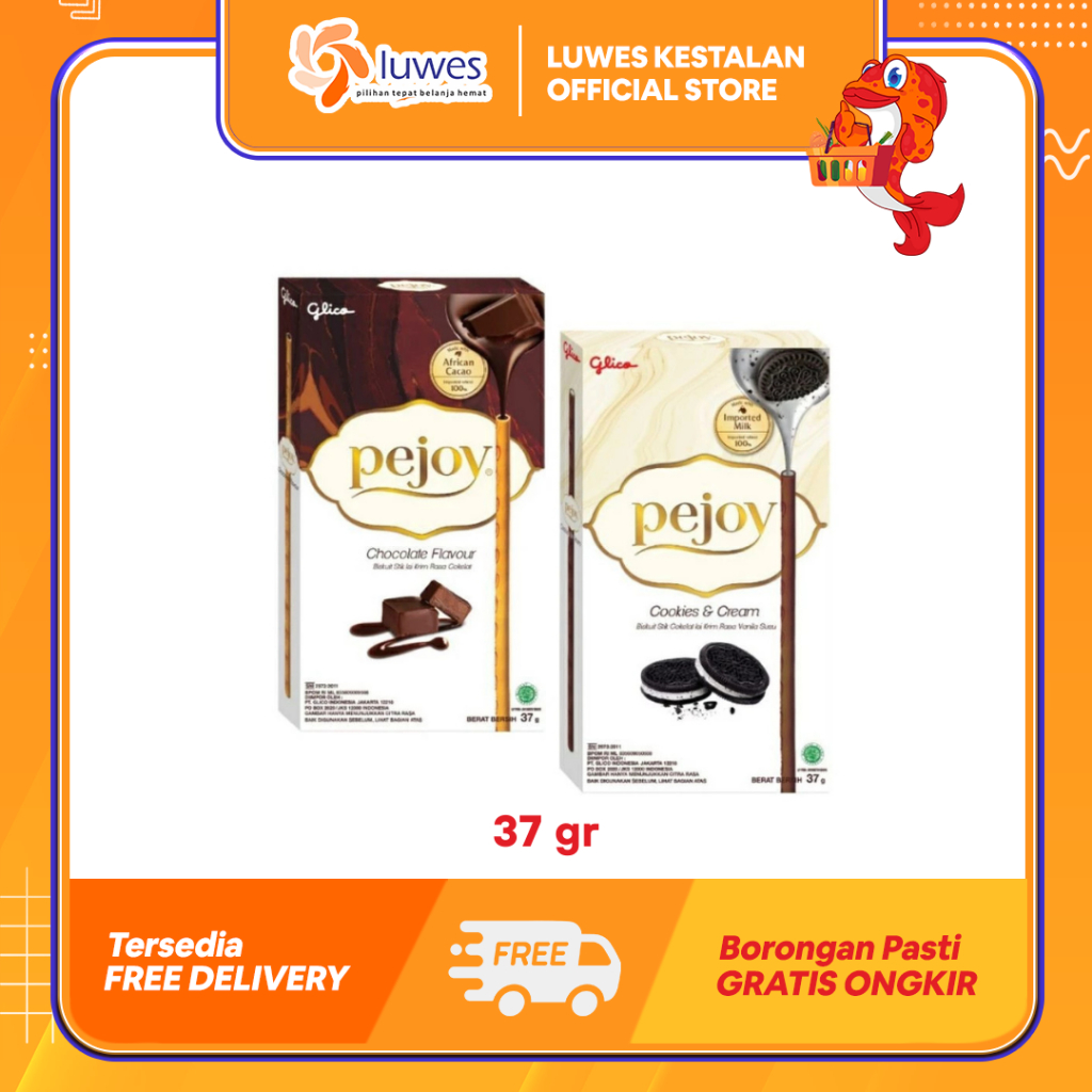 Jual Glico Pejoy Biskuit Stick 37gr Coklat / Cookies Cream Tekstur ...