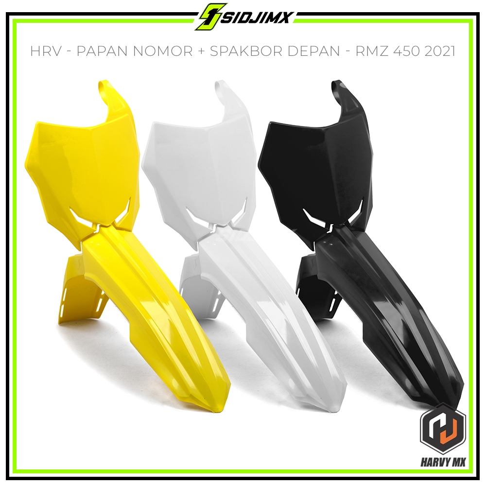 Jual Papan Nomor Spakbor Depan RNX RMZ 450 2021 Cover Plat Nomer Plus ...