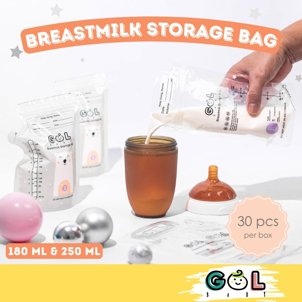 Jual GOL Baby Kantong ASI Breastmilk Breast Milk Storage Bag Bags ...
