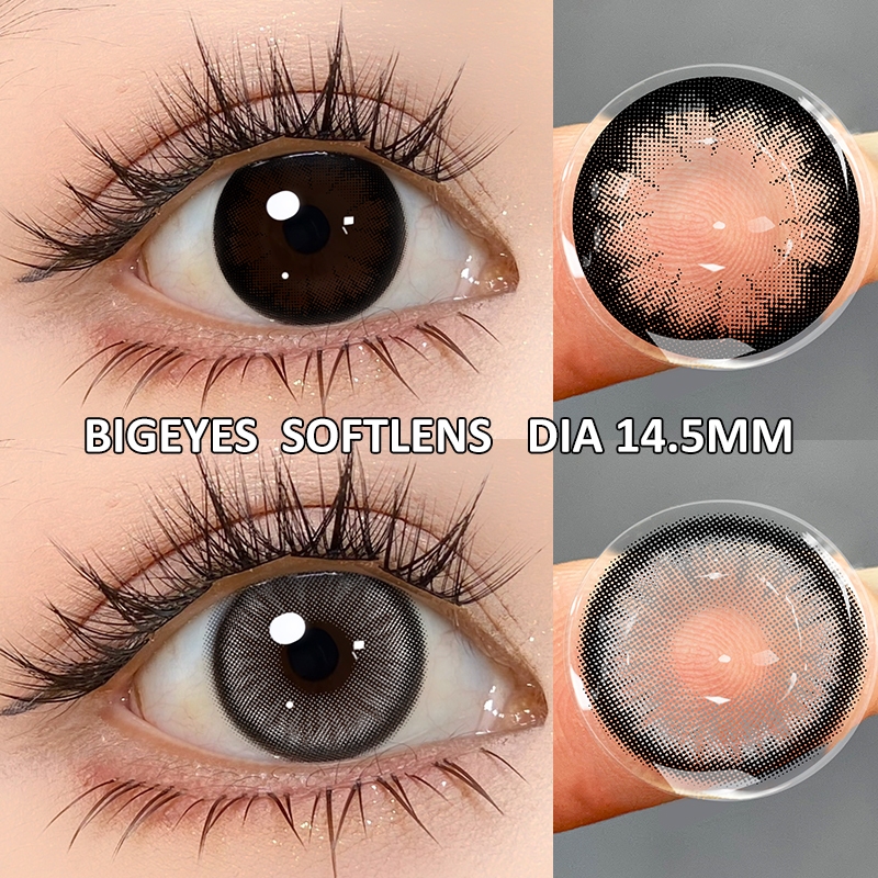 Jual Mysticeyes softlens Normal Bigeyes Black 14.5mm 1 Pasang ...