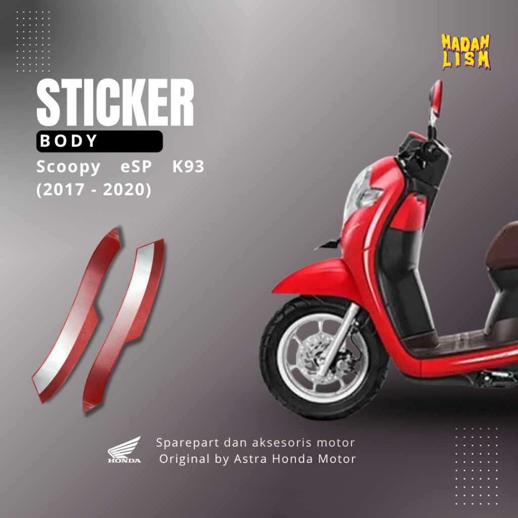 Jual STICKER R/L. FR TOP COVER - SEPASANG STICKER BODY KANAN DAN KIRI ...