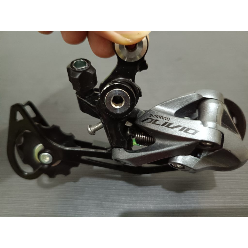 Jual Rear Derailleur RD 9 Speed Shimano Alivio M4000 Shadow Design ...