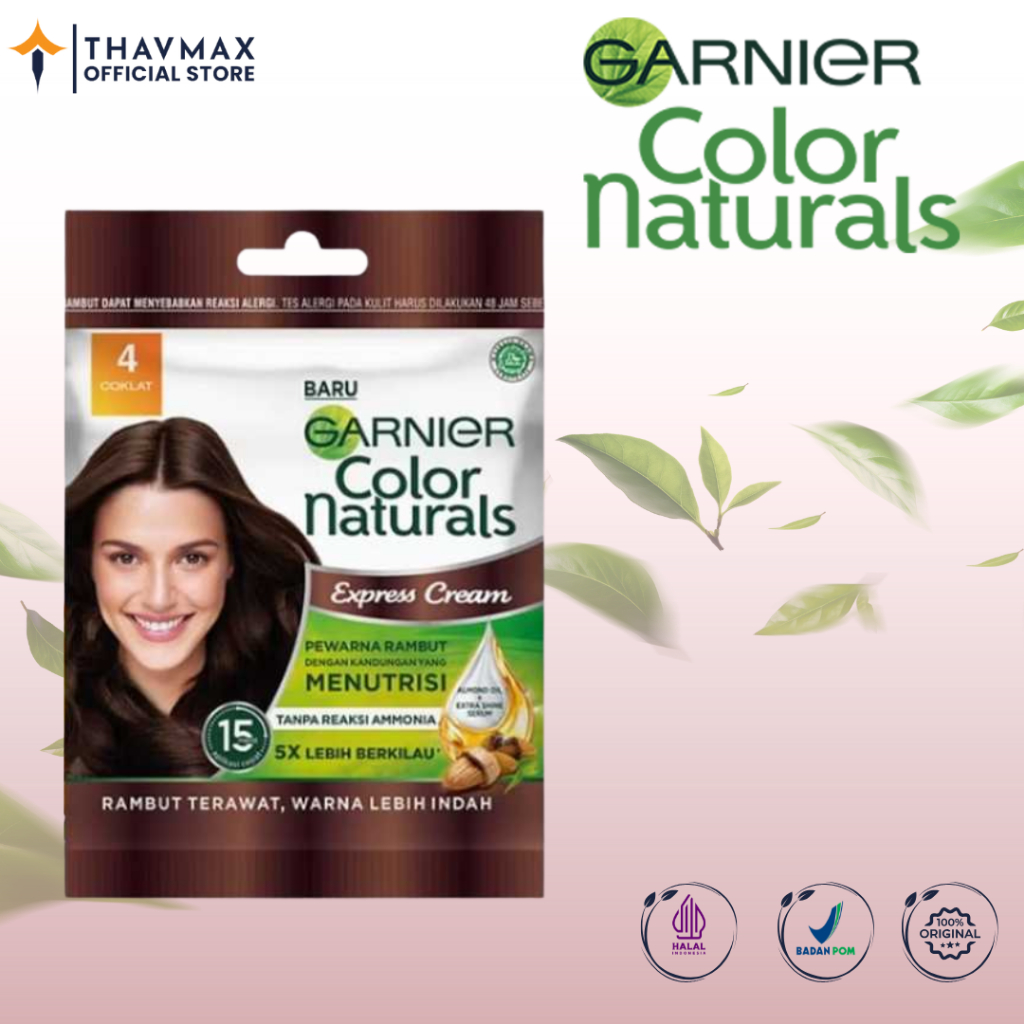 Jual Garnier Color Natural Express Cream 4 Brown | Shopee Indonesia