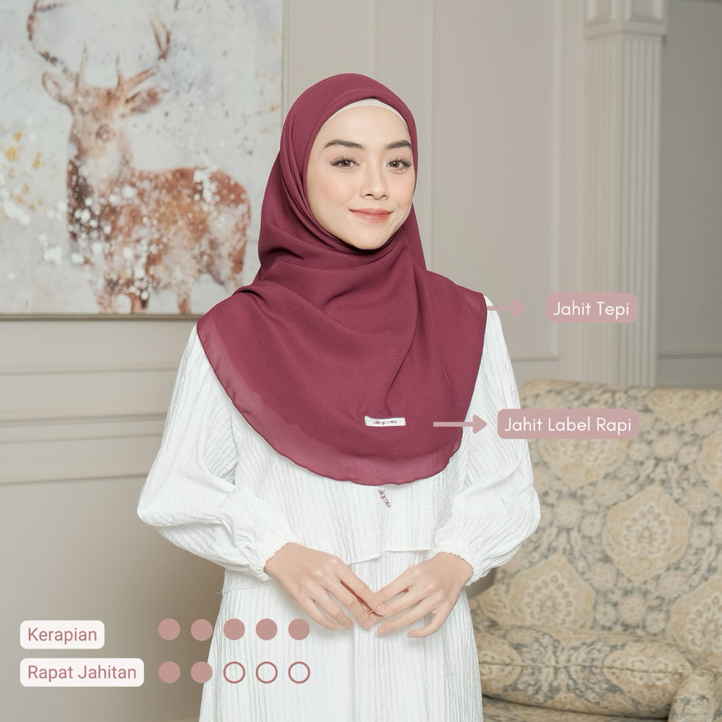 Jual Alqeera - Malay Scarf 2 Ovale Jahit Gulung 108K Get 4 Pcs (Hijab ...