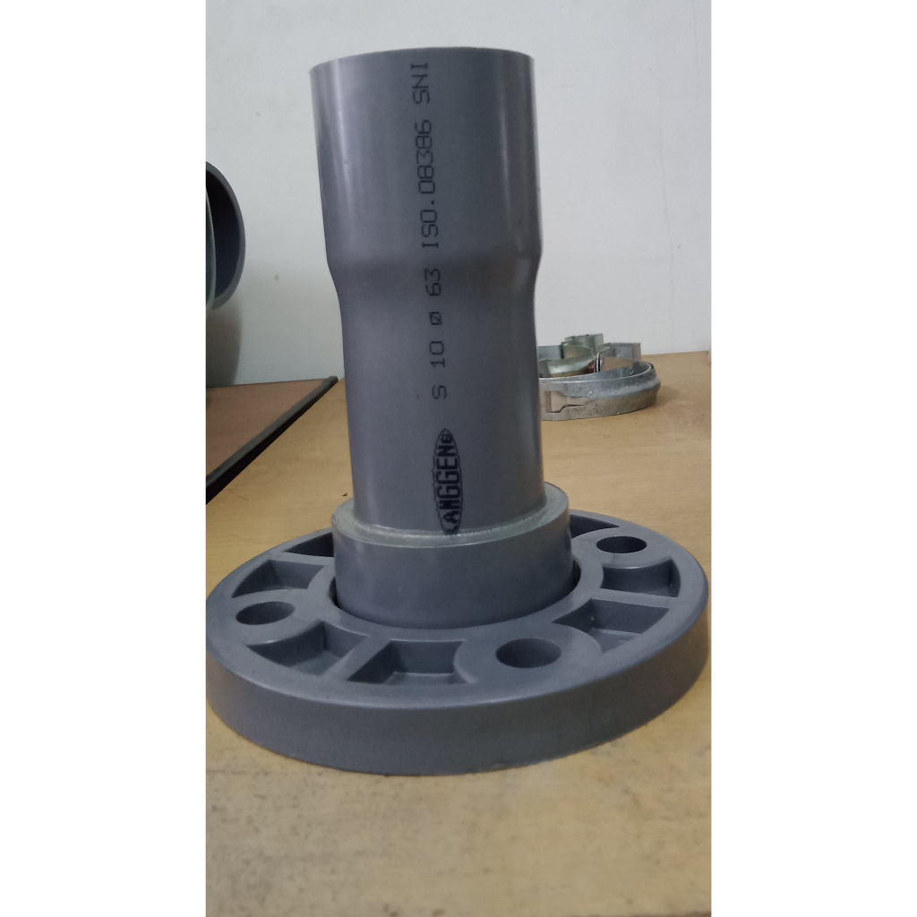 Jual FITTING PVC SNI FLANGE PVC SPIGOT SNI 63MM (2 INCH) S10 MOF MERK ...