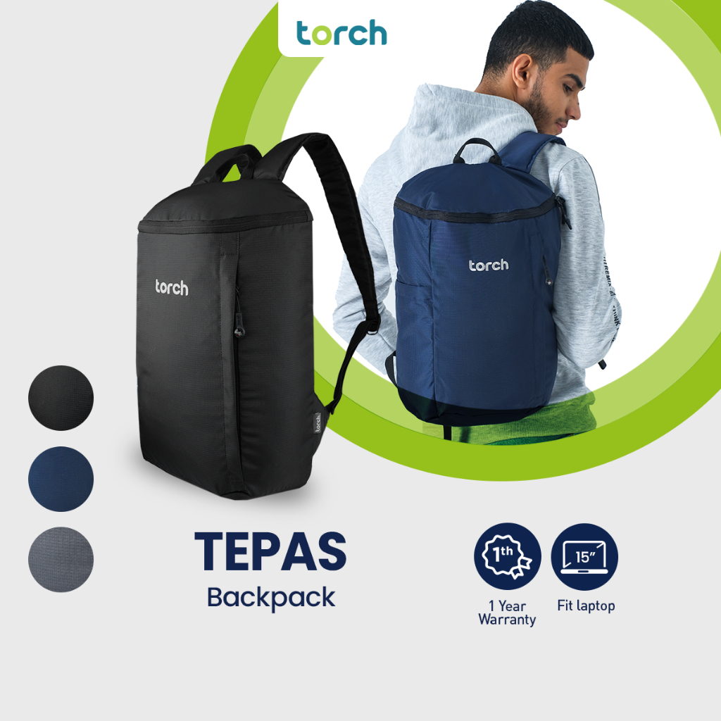Jual TORCH Tepas Backpack ransel simple Tas laptop Kerja Kuliah Sekolah ...