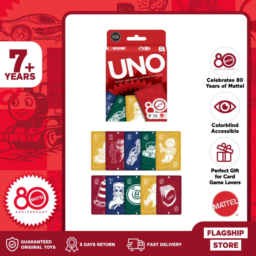 Jual Uno Mattel 80Th Ruby Red - Permainan Kartu | Shopee Indonesia