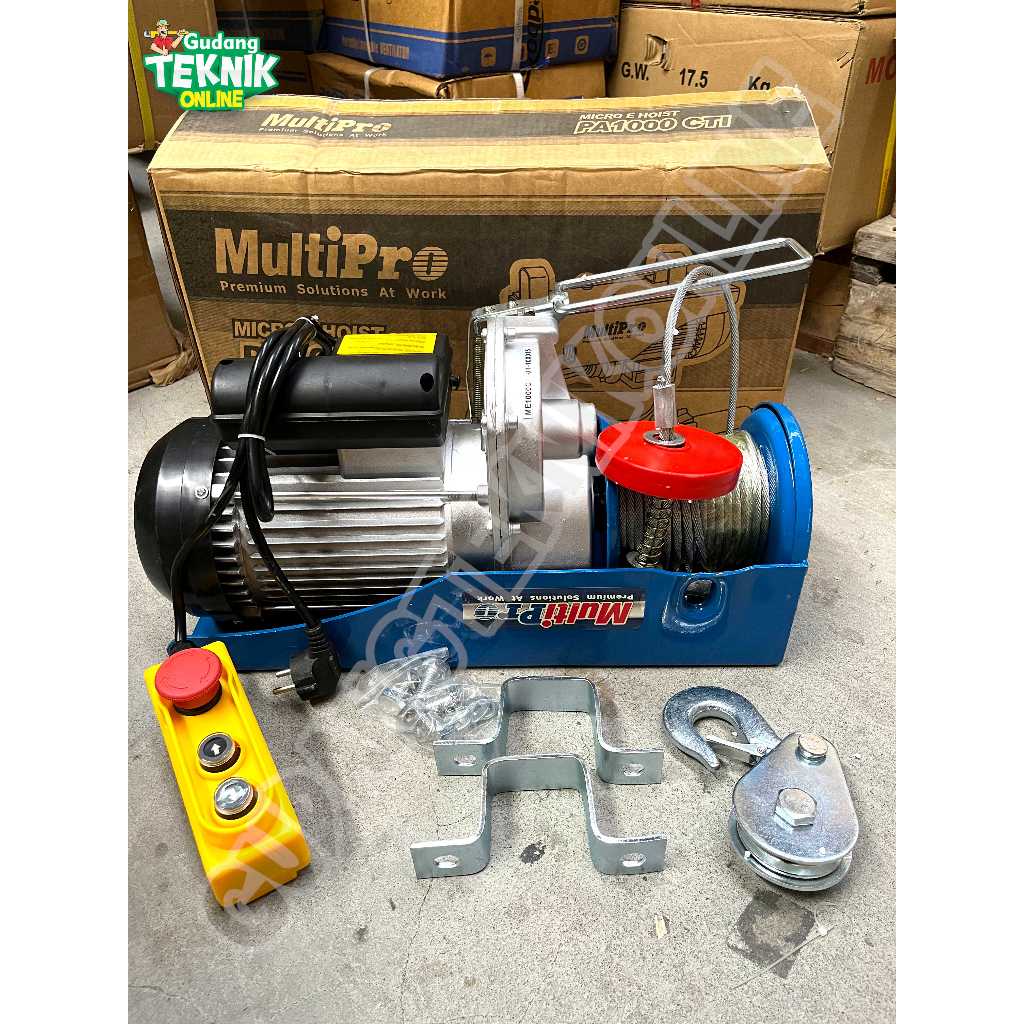Jual MULTIPRO Hoist Katrol Listrik MULTIPRO PA500CTI PA1000CTI 12M ...