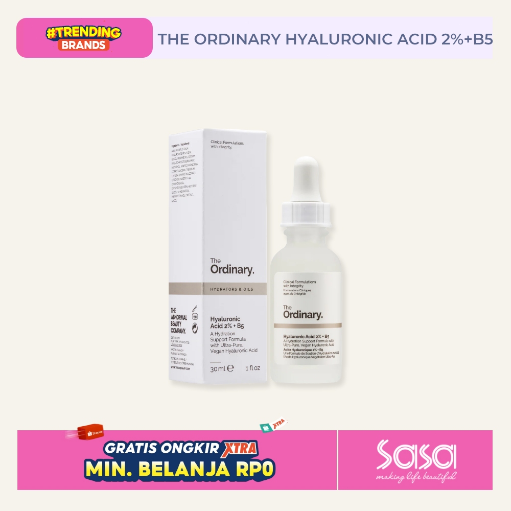 Jual The Ordinary Hyaluronic Acid 2%+B5, The Ordinary Official Store ...