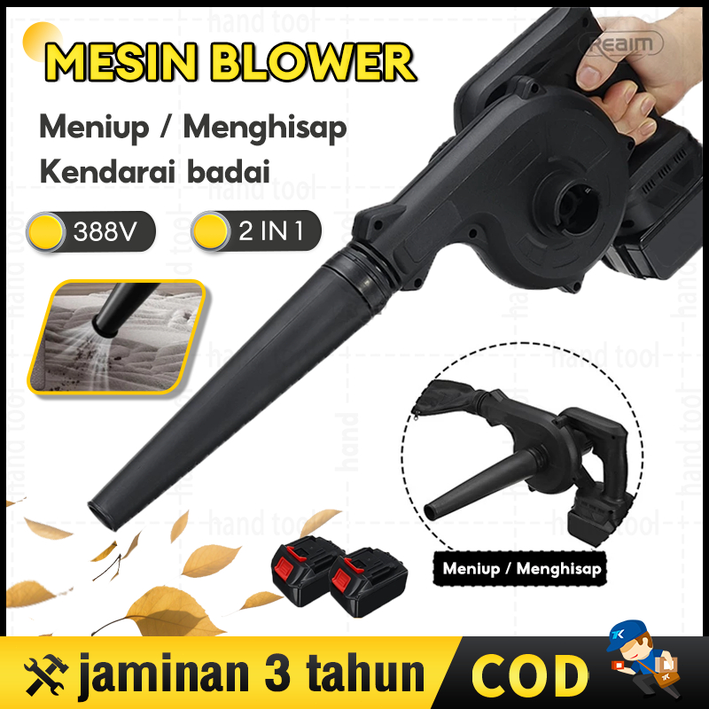 Jual Mesin Blower Baterai 388V 2 IN 1 meniup / menghisap Blower Keong Mesin Blower Tangan ...