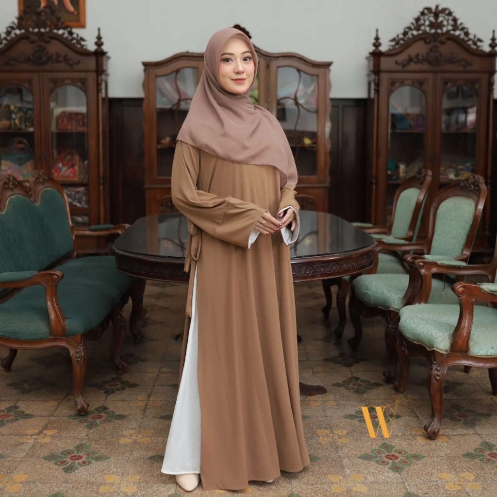 Jual Widodari | Fatimah Turkish Abaya ( One Set Atasan dan Bawahan ...