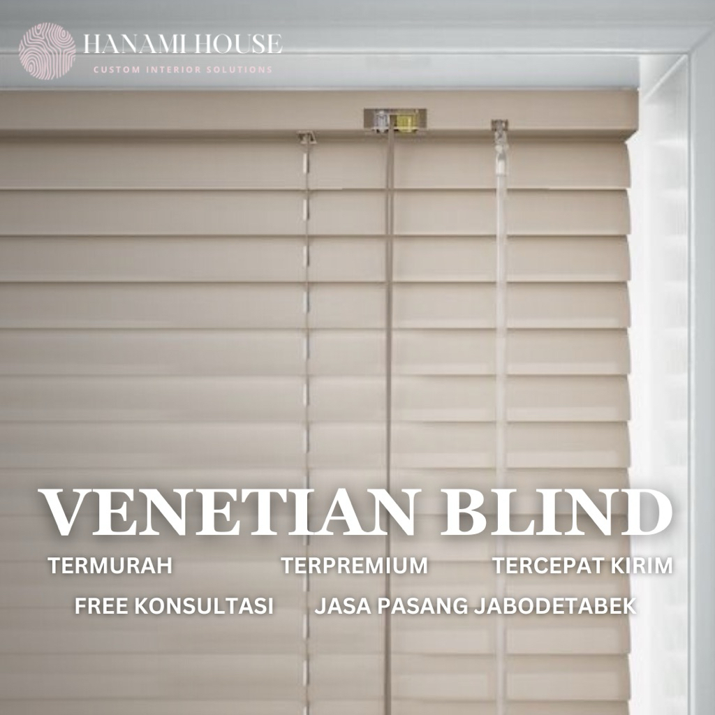 Jual Venetian Blinds Krey Alumunium Indoor TERMURAH Merk NOVE Premium ...