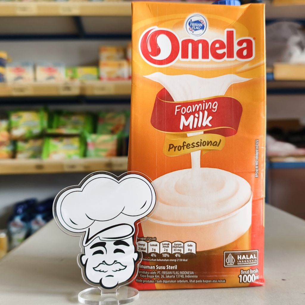 Jual Susu Omela Foaming Milk 1Liter / Susu UHT Omela 1Liter / Susu UHT ...