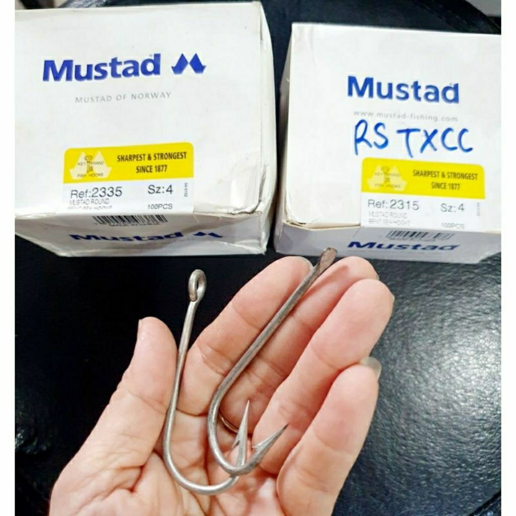 Jual PANCING MUSTAD 2315 2335 no. 8, 9/PANCING TAJUR KOTAKAN 100 PCS ...