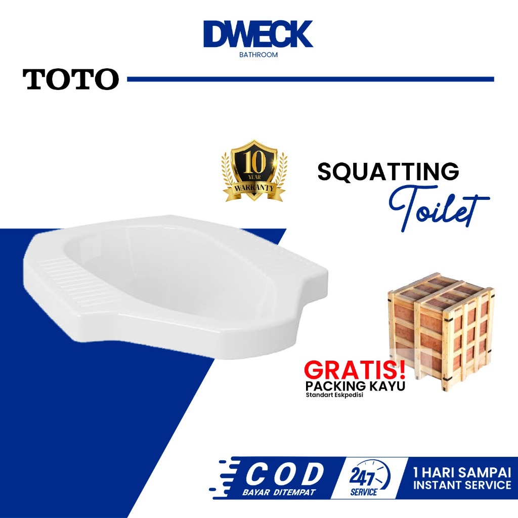 Jual Closet Jongkok TOTO ORIGINAL Squatting Toilet WC | Shopee Indonesia