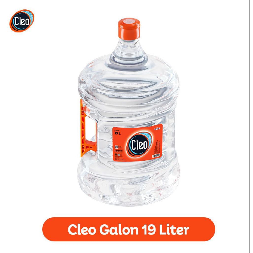 Jual Cleo galon+isi 19 liter | Shopee Indonesia