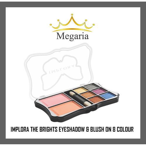 Jual Implora The Brights Eyeshadow & Blush On 8 Colour | Shopee Indonesia