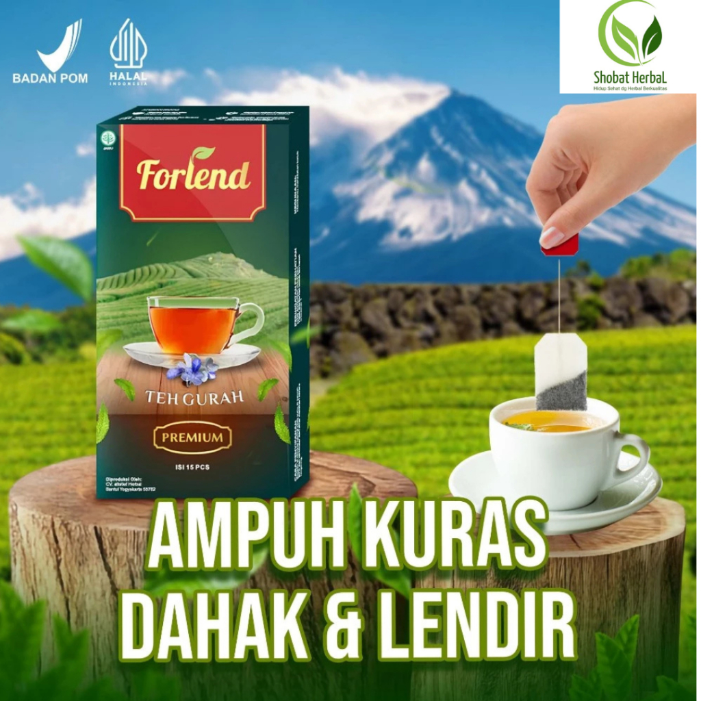 Jual FORLEND Teh Gurah - Atasi Batuk Berdahak, Asma, Sinusitis, TBC dan Hidung Tersumbat- BPOM ...