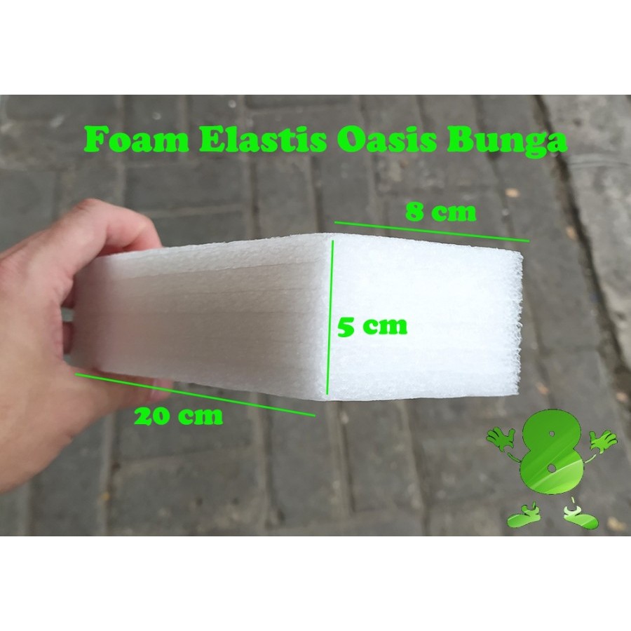 Jual ( 1 Pcs ) Foam Elastis Buket | Foam Busa bunga | Oasis busa bunga ...