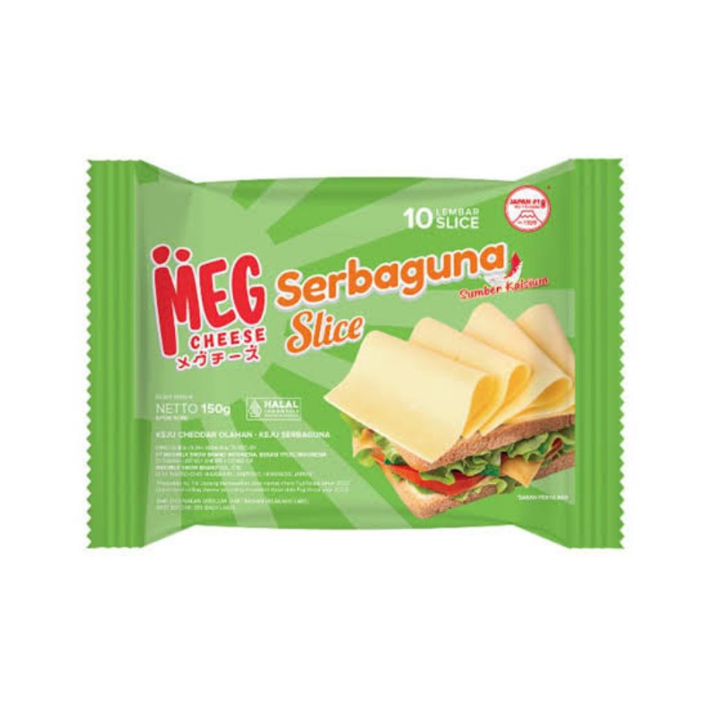 Jual Keju Meg Cheese Slice Serbaguna (20 slice Repack) | Shopee Indonesia