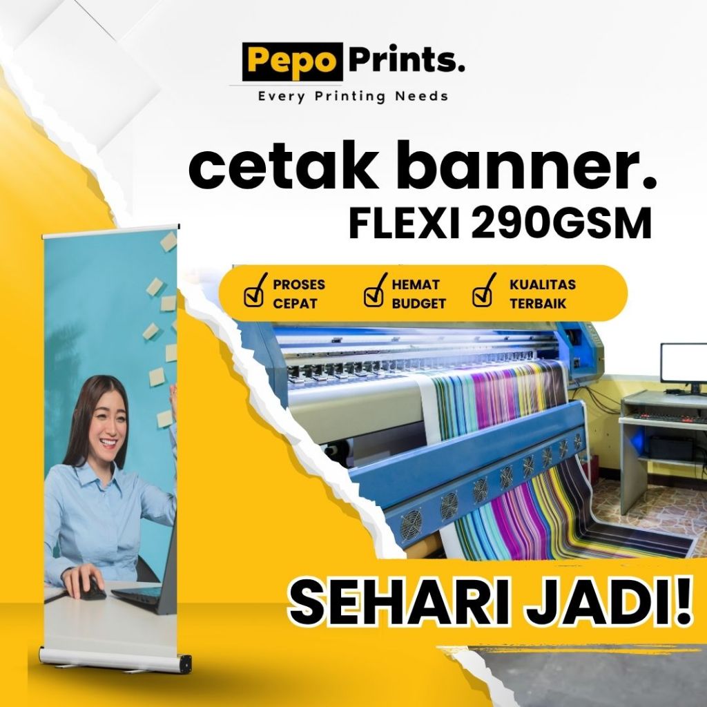 Jual Pepo - Cetak Banner | Spanduk | Baliho | BACKDROP Bahan Standar Flexi FL 280 1HARI BERES ...