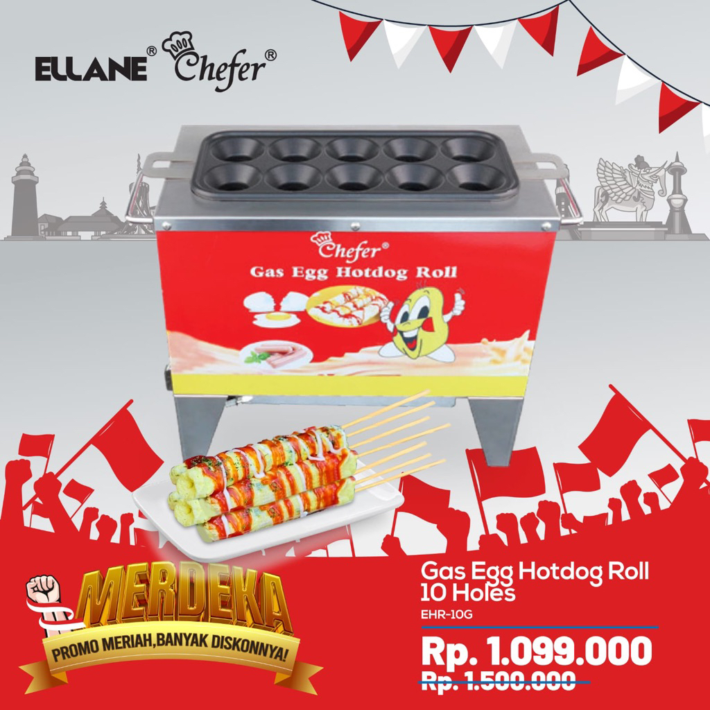 Jual MESIN SOSTEL CHEFER GAS HOTDOG ROLL 10LUBANG +PETI KAYU | Shopee ...