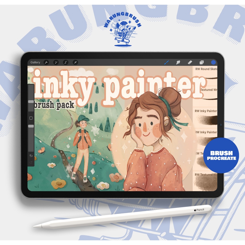 Jual Inky Painter Brush Pack for Procreate BP00582 | Shopee Indonesia