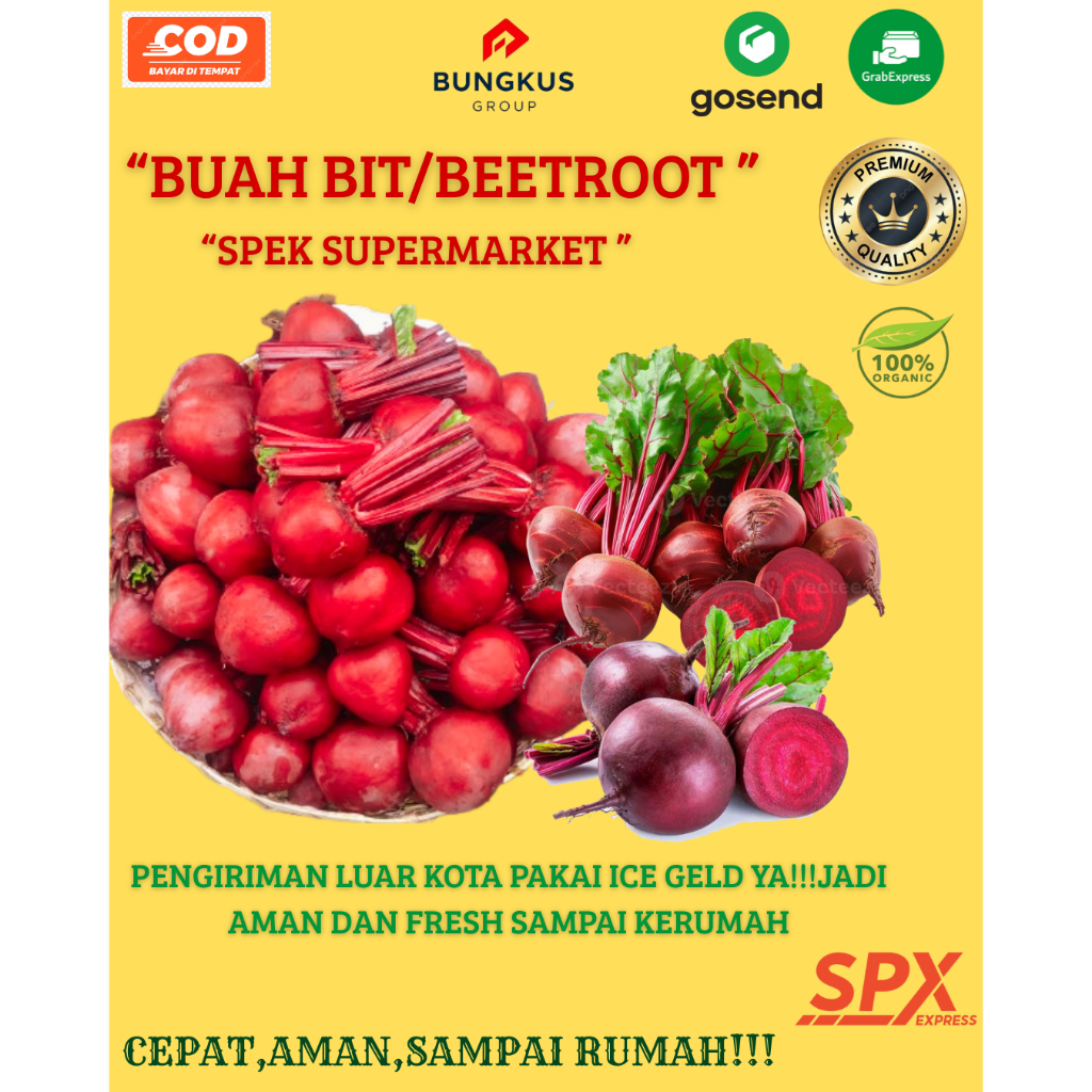Jual KIRIM INSTANT BUAH BIT -BET ROOT 1KG MURAH FRESH | Shopee Indonesia