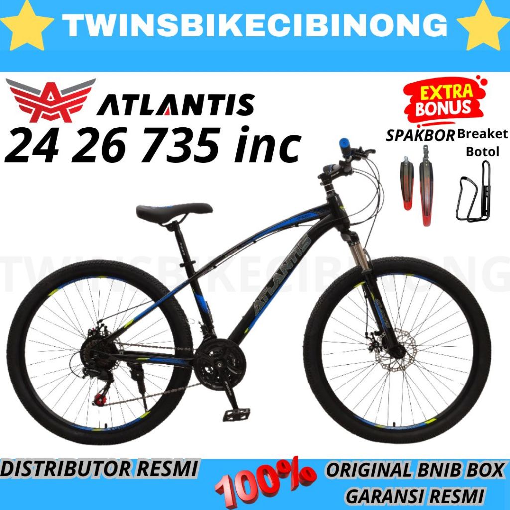Jual Sepeda Gunung 24 26 Inc MTB ATLANTIS 735 | Shopee Indonesia