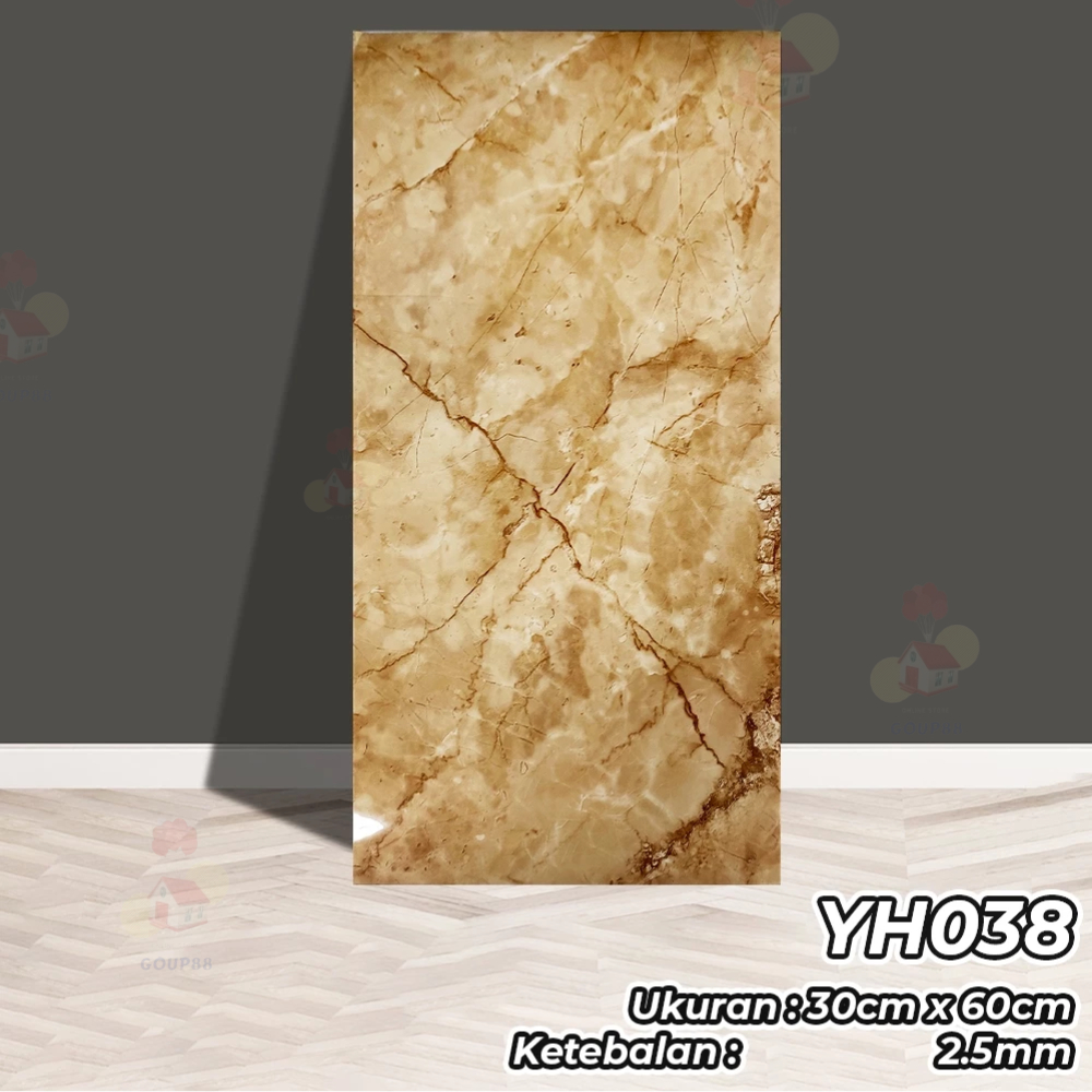 Jual PAKET 10 LEMBAR Wallpaper dinding VINYL Marble 30 x 60 CM / Lantai Vinyl Keramik Marbel ...