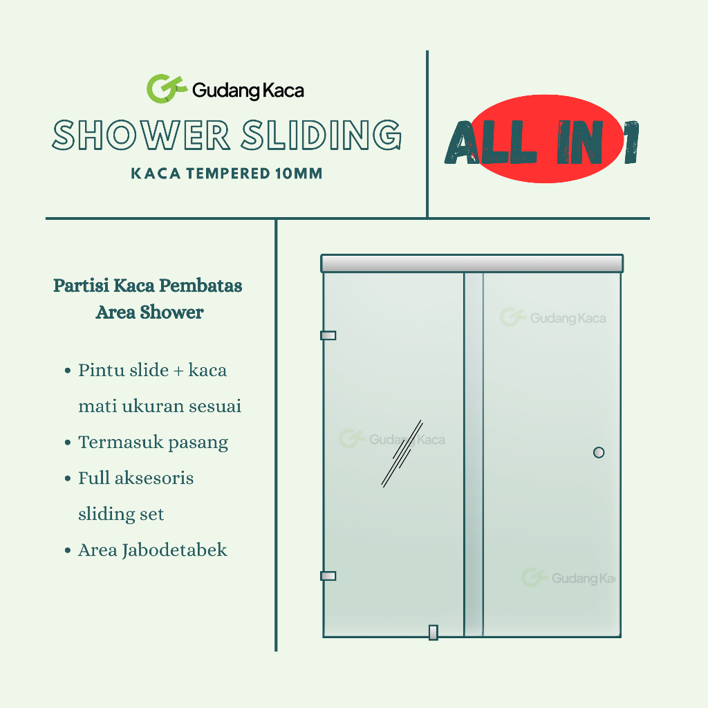 Jual Share: 0 Invoice Penawaran Shower Sliding Kaca Kamar Mandi, Shower ...