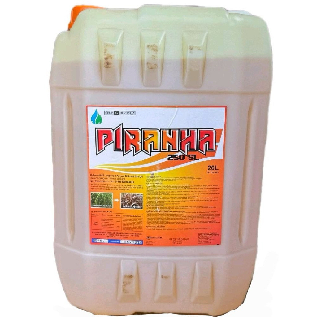 Jual HERBISIDA PIRANHA 250 SL 20 LITER MAHAKAM/RACUN SISTEMIK GULMA ...