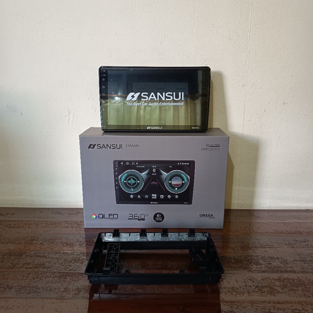 Jual Paket Android Sansui Omega 6/128gb voice command+Frame Sigra/Calya ...