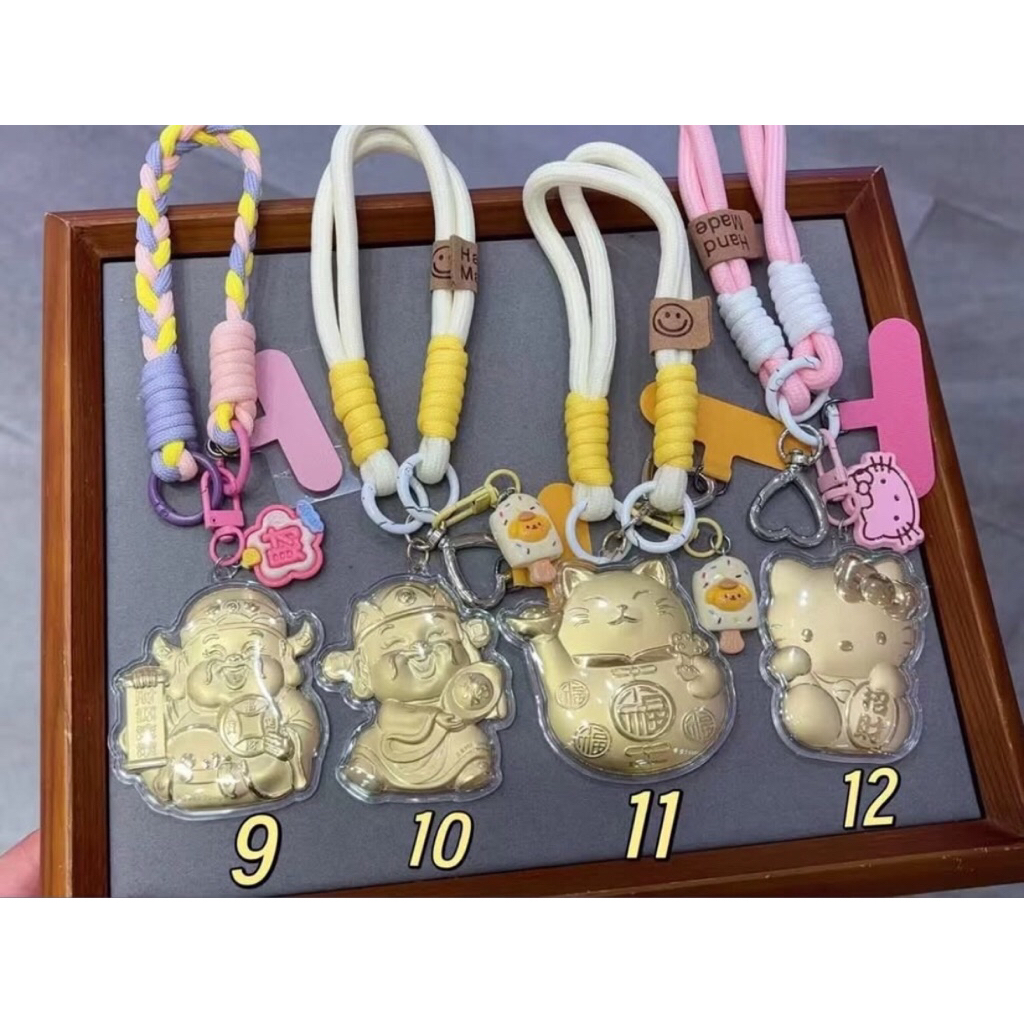 Jual GANCI EMAS / BAG CHARM GOLD 24K KEYCHAIN 999 PHONE STRAP LUCU ...