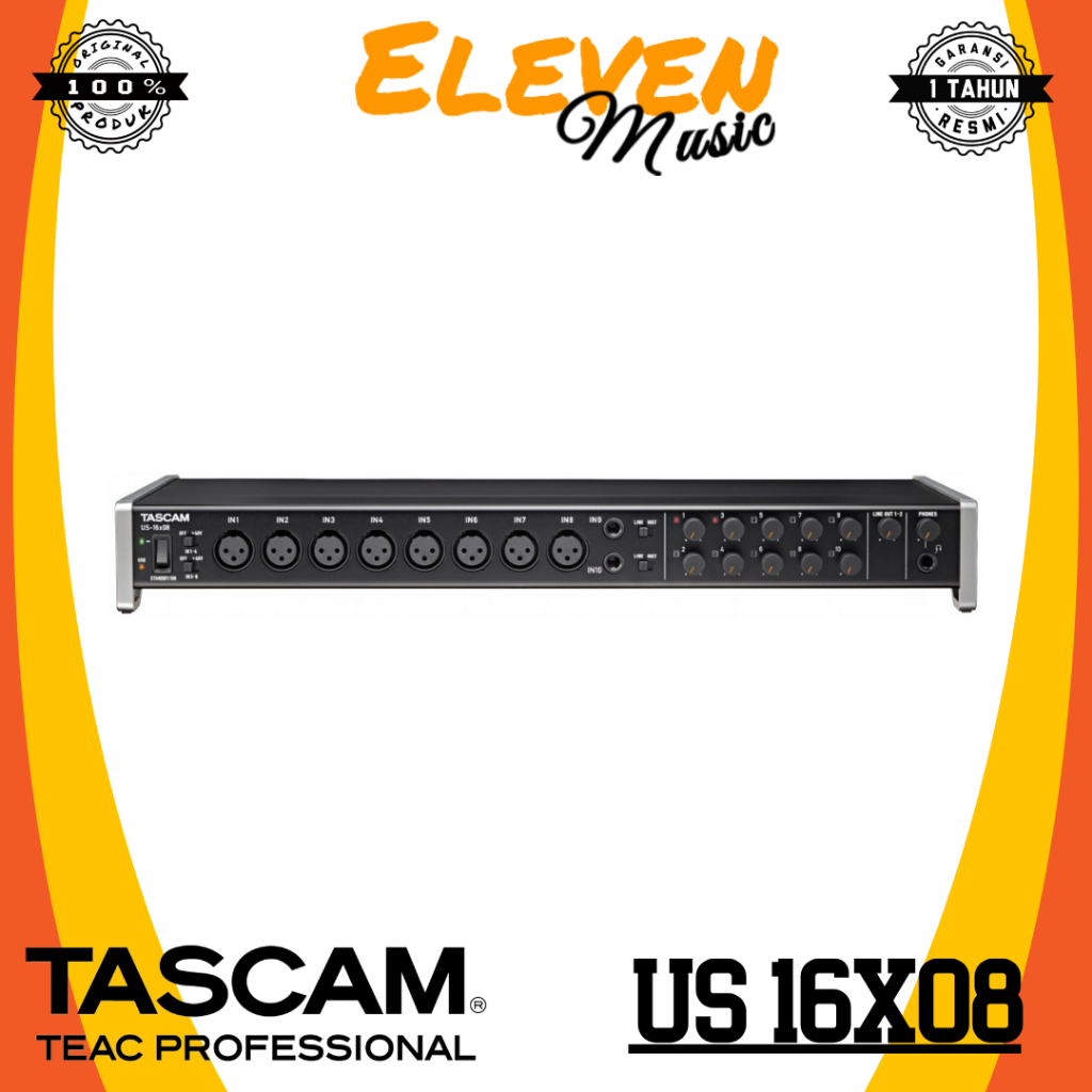 Jual Tascam Us16x08 US 16x08 USB Audio Interface Original | Shopee Indonesia