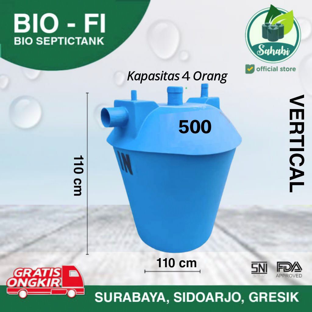 Jual Bio Septic Tank / Bio Tank Ukuran 500 Liter 2-4 Orang | Shopee ...