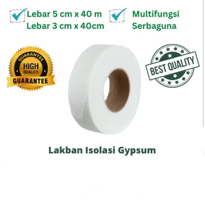 Jual Lakban Isolasi Gipsum Gypsum Fiber Tape pakai lem 3cm / 5 cm ...