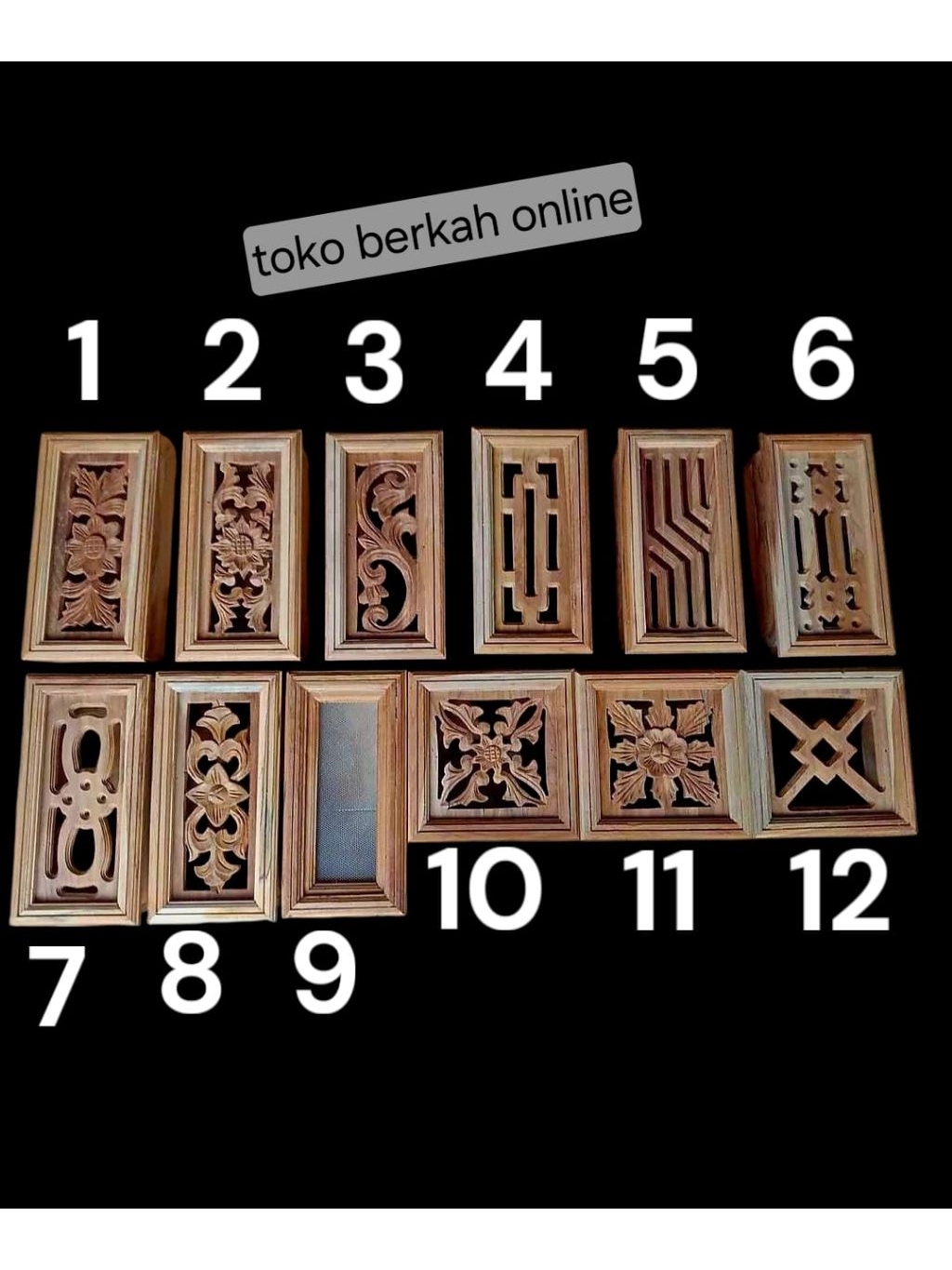 Jual Loster ukir kayu jati roster kayu fentilasi | Shopee Indonesia