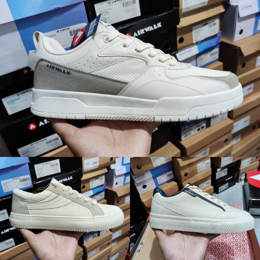 Jual Airwalk Beige / Brown Series Men's Sneakers Original | Shopee ...